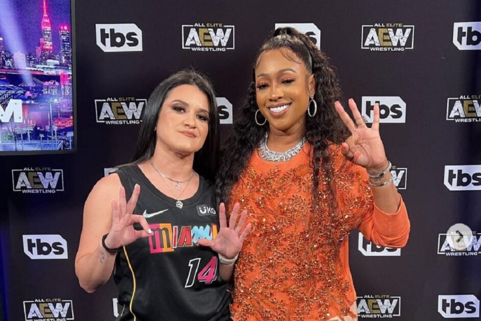 Cardi B Helps Trina's Appearance At All Elite Wrestling's Grand Slam Go ...