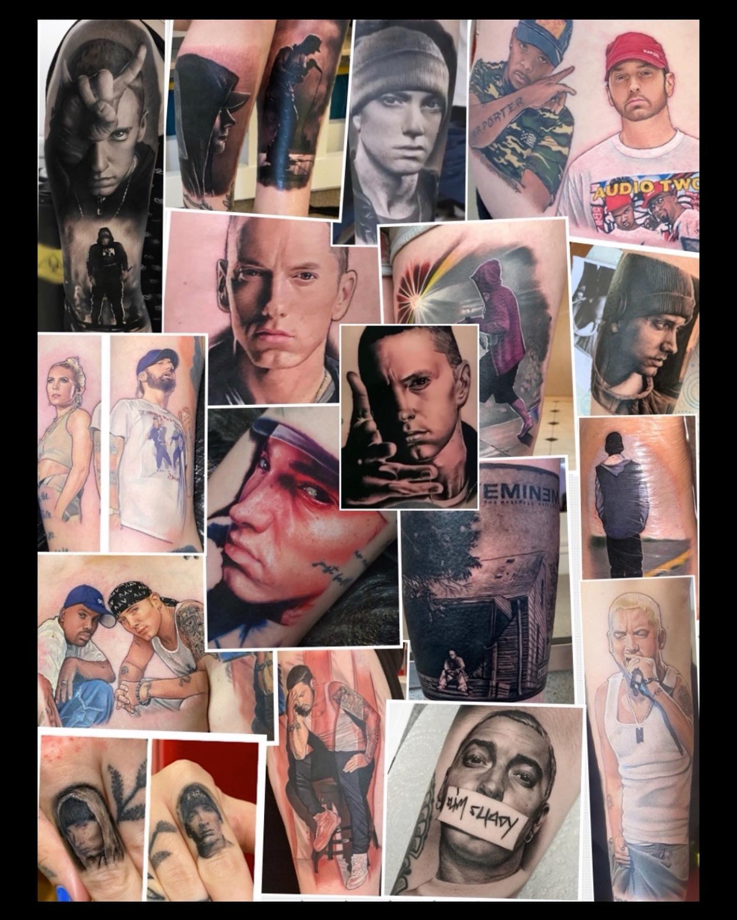 Woman Gets Tattoos Of Eminem Over 60% Of Her Body! - AllHipHop