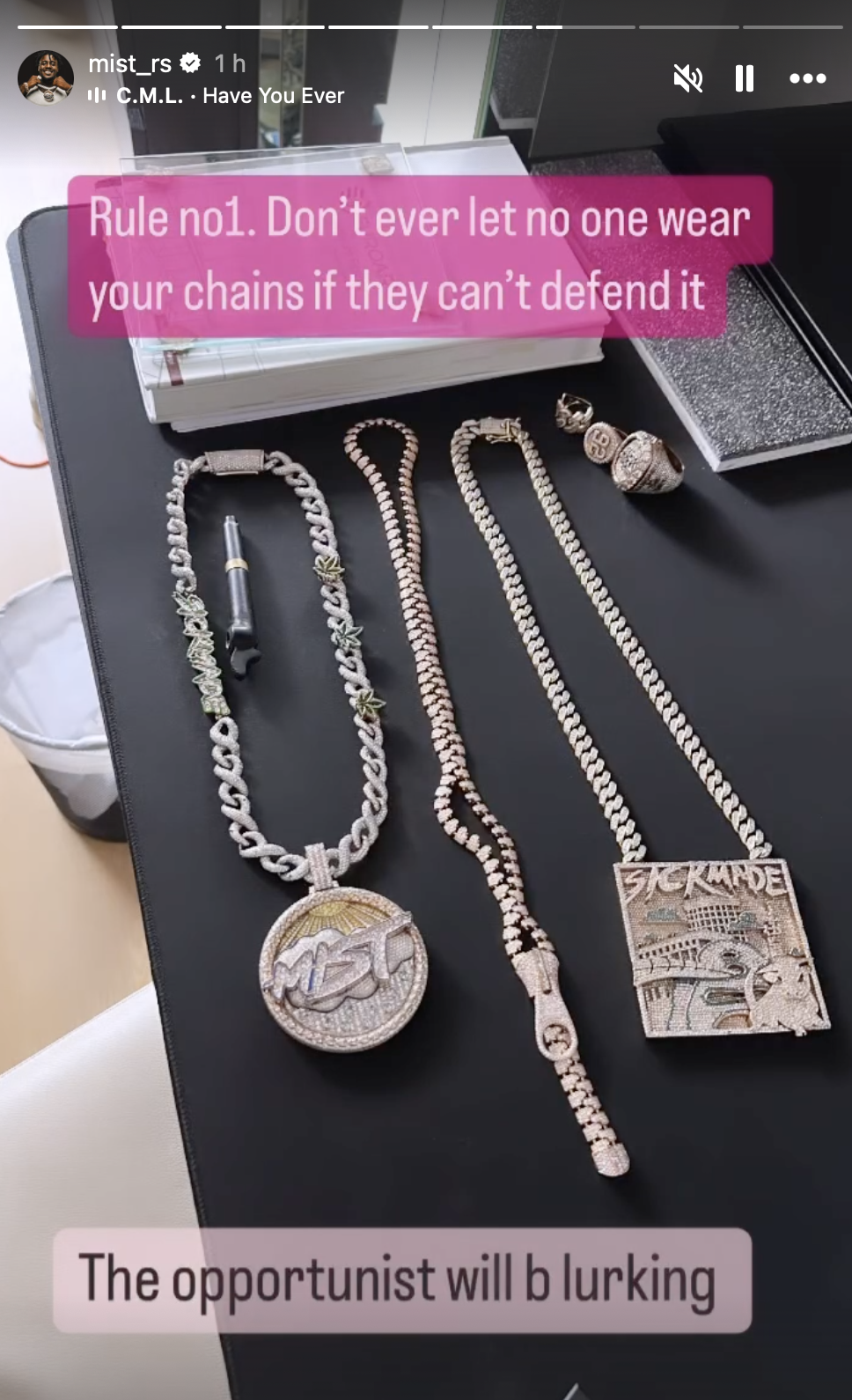 U.K. Rapper Mist Responds To Rumors Dutchavelli Snatched His Chain In ...