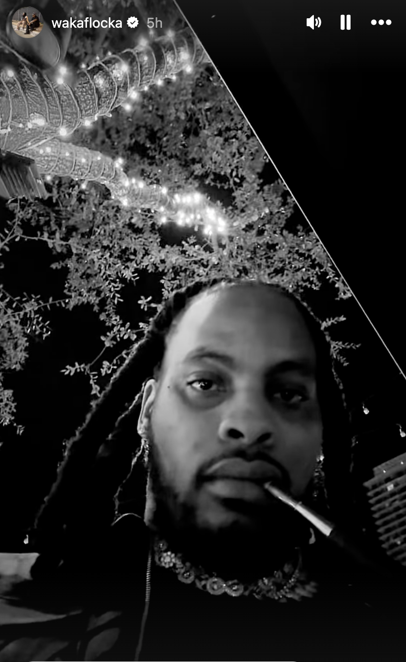 Waka Flocka Shows Off Black Eyes, Claims He Got Jumped